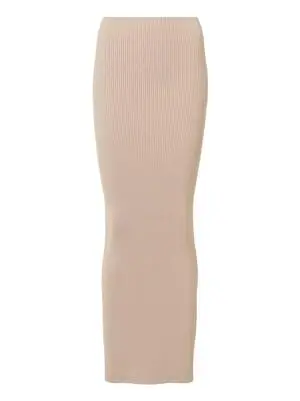 Max Mara Aprile1234 High-rise Maxi Skirt - Beige