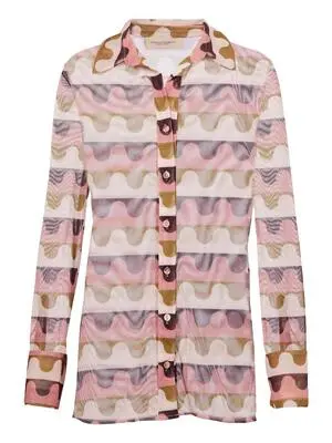 ADRIANA DEGREAS Giardino Printed Shirt - Multicoloured