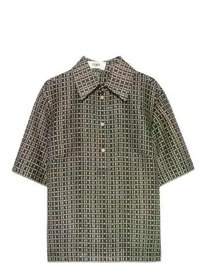 Fendi Printed Blouse - Brown