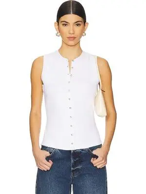 Cinq À Sept Sleeveless Beverly Top - White