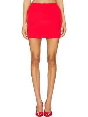 Generation Love Daphne Crepe Skirt - Flame