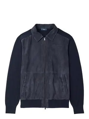 HERNO Suede-Panelled Cotton Jacket
