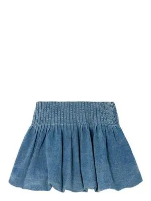 Sea Oli Pleated Mini Skirt - Blue