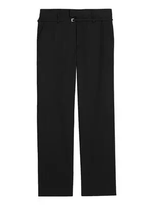 Jacquemus Wool Pants With Detachable Belt - Black