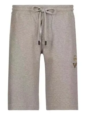 Dolce & Gabbana Cotton-blend Shorts - Grey