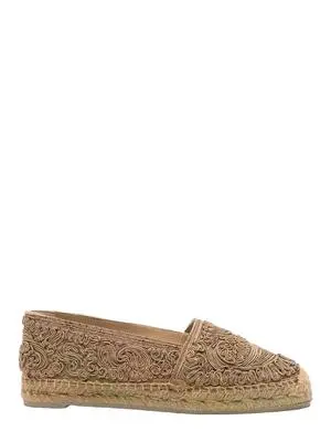 Etro Embroidered Espadrilles - Neutrals