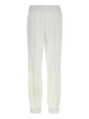 Herno Logo-plaque Track Pants - White