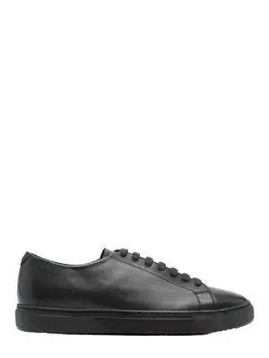 DOUCAL'S Leather Sneakers - Black