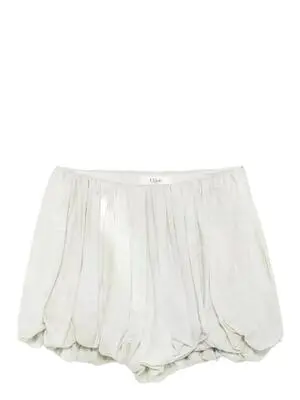 Chloé Bloomer Mini Shorts - Green
