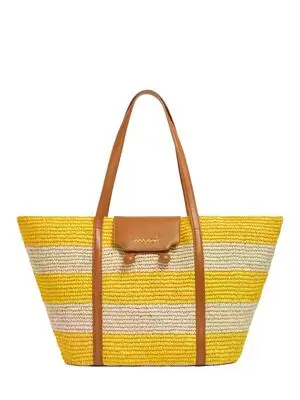 Marni Medium Trunkaroo Beach Tote Bag - Yellow