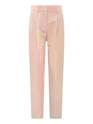 BLAZÉ MILANO Pleat-detail Trousers - Pink