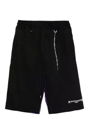 MASTERMIND WORLD Colour-block Shorts - Black