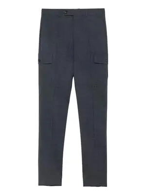 Incotex Tapered Cargo Trousers - Blue