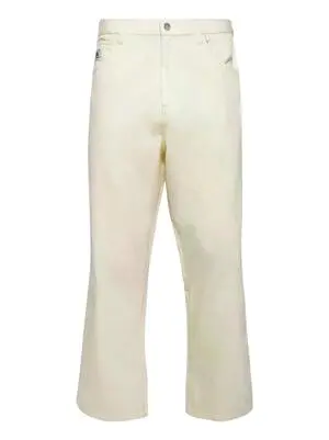 BODE Logo-patch Trousers - Neutrals