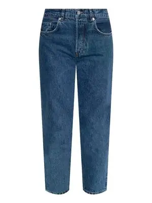 ANINE BING ANINE BING Indigo Blue Cropped Jeans