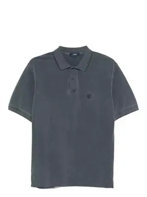 Herno Logo-embroidered Polo Shirt - Blue