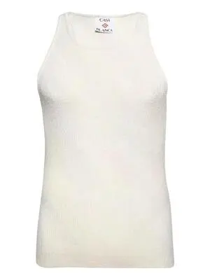 Casablanca Basic Tank Top - White