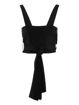 CHLOÉ Chloé Crepe De Chine Cropped Top