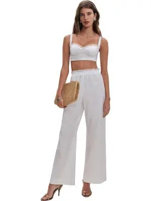 REFORMATION Pippa Two Piece Set Bright White