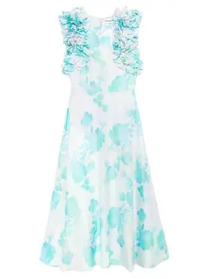 Essentiel Antwerp Hancun Midi Dress - Blue