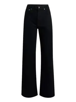 Khaite KHAITE Dane Wide-Leg Jeans Black