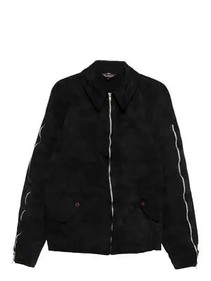 BLACK COMME DES GARÇONS Patterned Jacquard Jacket - Black