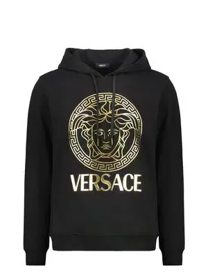 Versace Cotton Hoodie - Black
