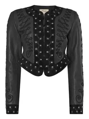 TEMPERLEY LONDON Pablo Leather Jacket - Black