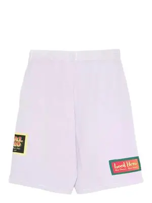 Martine Rose Logo-patch Shorts - Purple