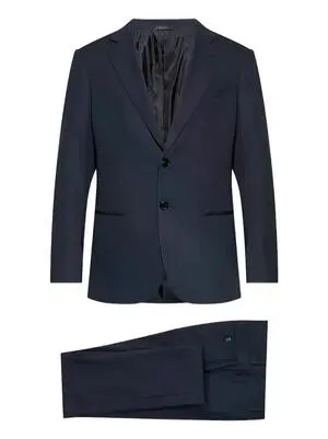 Giorgio Armani Wool-blend Suit - Blue