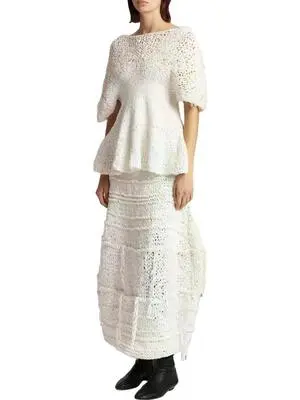 Khaite Mathilde Top - White