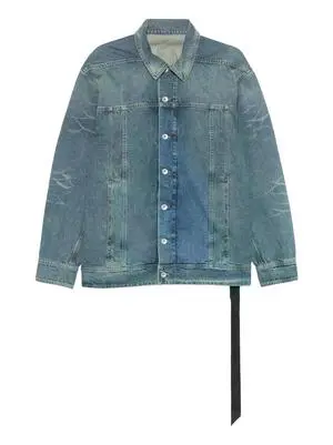 Rick Owens Jumbo Denim Jacket - Blue