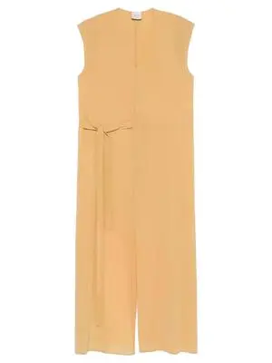 ALYSI Silk Maxi Dress - Yellow