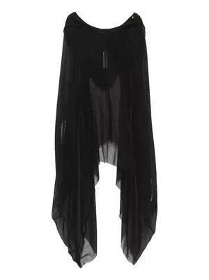 Rick Owens Hooded Kaftan - Black