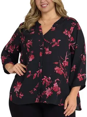 NYDJ Pintuck Blouse - Vivienne