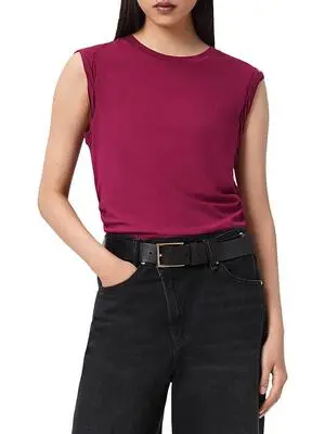 ALLSAINTS West Tank - Pop Raspberry