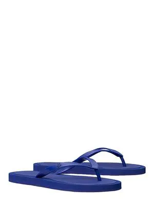 Tory Burch Kira Padded Flip Flop Sandals - Ballpoint Blue