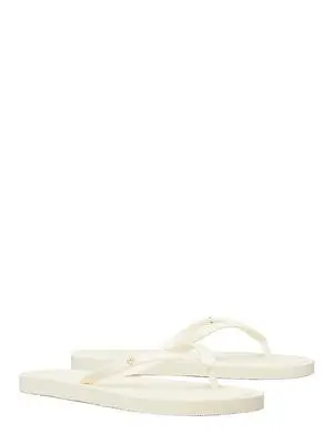 Tory Burch Kira Padded Flip Flop Sandals - New Ivory