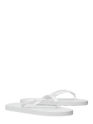 Tory Burch Kira Padded Flip Flop Sandals - Optic White