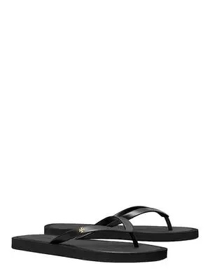 Tory Burch Kira Padded Flip Flop Sandals - Perfect Black