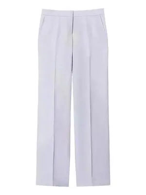 TWINSET Linen-blend Trousers - Purple