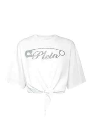 Philipp Plein Cropped T-shirt - White