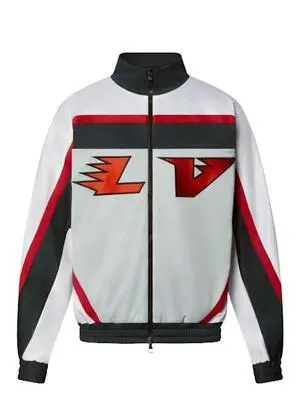 LOUIS VUITTON Graphic Hockey Tracktop Jacket - White