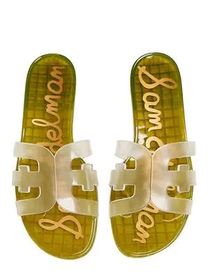 Sam Edelman Bay Jelly Sandals - Clear/green