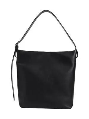 JIL SANDER Leather Shoulder Bag - Black