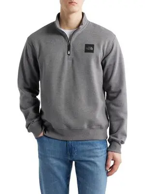 The North Face The North Face Half Dome Logo Quarter Zip Pullover Tnf Medium Grey Heather