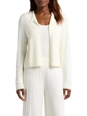 Barefoot Dreams Cozychic Lite® Cardigan - Pearl