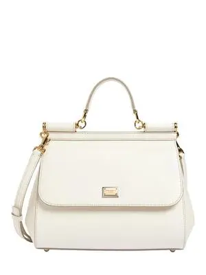 Dolce & Gabbana Sicily Top Handle Bag - 80001 White