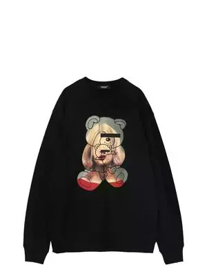 UNDERCOVERISM Bear-print Sweatshirt - Black