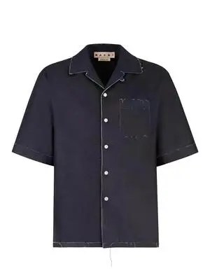 Marni Denim Short-sleeve Shirt - Blue